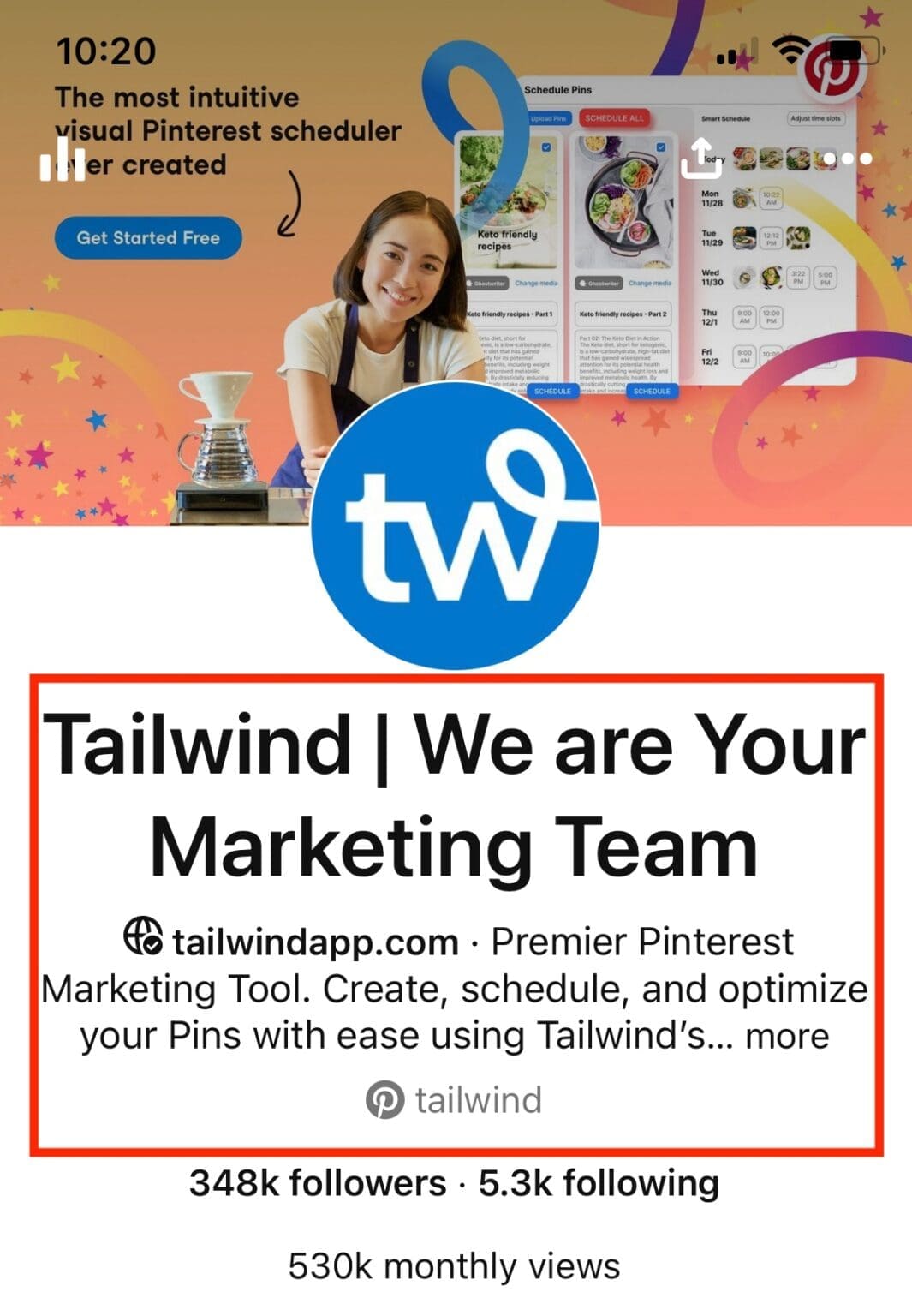 Pinterest Bio Best Practices: Stand Out, Get Found, Grow Fast - Tailwind Blog